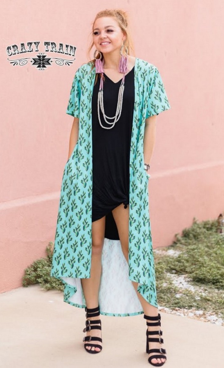 Cast Away Cactus Duster – Gumbo Lilies